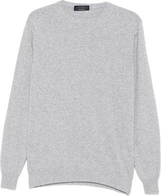 Jeordie's Pullover mit Rundhalsausschnitt - Grau