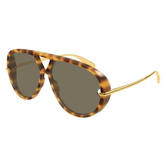 Bottega Veneta unisex, Accessoires, Multicolore, Taille: 63 MM Lunettes de soleil Aviateur