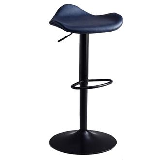 Generic Verstellbare Drehhocker, K&uuml;cheninselst&uuml;hle ohne R&uuml;ckenlehne aus PU-Leder in Tresenh&ouml;he, Moderne Bistro-Esszimmerst&uuml;hle