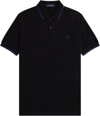 Fred Perry Herren, Oberteile, Schwarzk, LGr&ouml;&szlig;e