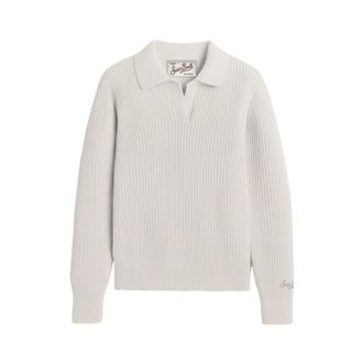 Saint Barth Pull col V Yaoni - Femme - Pulls - Blanc - Taille: 38 FR