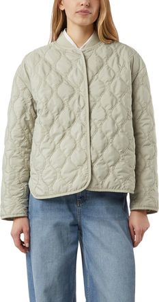 Comma Wattierte Wendejacke mit Wellenstepp