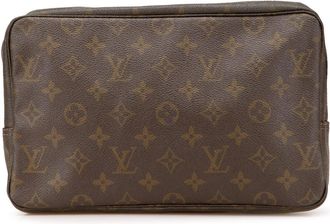 Louis Vuitton Clutches - Monogram Trousse Toilette 28 - Gr. unisize - in Braun - für Damen