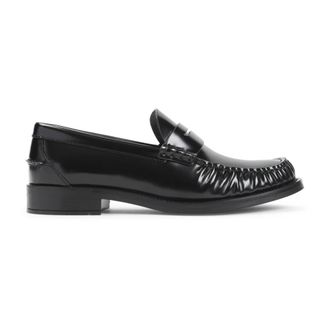 Prada Klassische Schwarze Lederslipper - - Shoes - Damen - Schwarzk - 38 EU
