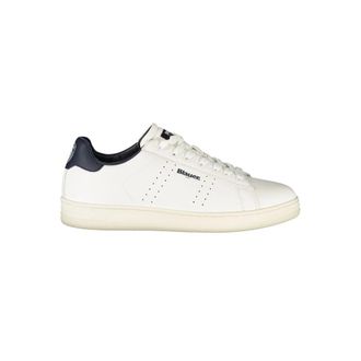 Blauer Leather Sneaker - - Shoes - Herren - Wei&szlig; - 44 EU