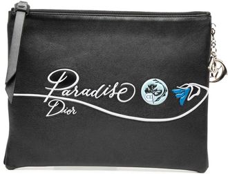 Dior Clutches - Leather Diorissimo Voyageur Clutch - Gr. unisize - in Schwarz - f&uuml;r Damen