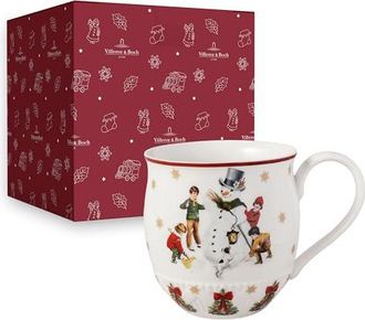 Villeroy & Boch Toys Fantasy Henkelbecher Bunt, Tasse, Kaffeetasse, Heißgetränkebecher Toys, Weihnachtstasse, Kaffeebecher, Wintertasse, Weihnachtsbecher, Premium Por