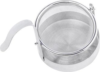 Pretyzoom Edelstahl Teefilter Mit Praktischem Sieb Und Stabiler Basis Wiederverwendbarer Tee-infuser F&uuml;r Losen Tee Und Gew&uuml;rze Geeignet F&uuml;r Teetassen Teeliebhab