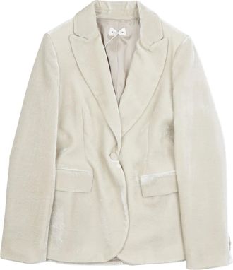 P.A.R.O.S.H. P.a.r.o.s.h., Femme, Vestes, Blanc, Taille: 38 FR Blazer crois&eacute;