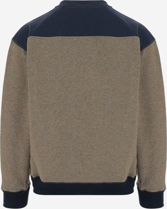 J.W.Anderson Wool-Blend Color-Block Sweatshirt - Multicolor