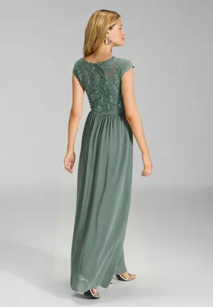 Swing Abendkleid Taillierte Passform mit ausgestelltem Rockteil