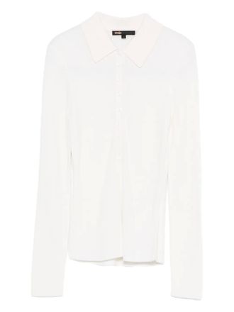 Maje Sweatshirt mit Kragen - Nude