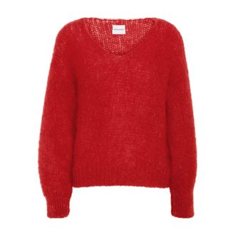 Americandreams Americandreams, Damen, Strickwaren, Rot, MGr&ouml;&szlig;e