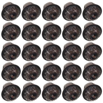 OSALADI Vintage Metallgl&ouml;ckchen 25 St&uuml;ck Rustikale Bastelgl&ouml;ckchen Tannenzapfenform Kleine Baumglocken zum Aufh&auml;ngen Weihnachtsdeko Selbstgemacht Haustierhals