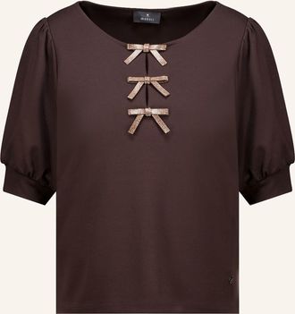Monari Monari Blusenshirt Mit Schmucksteinen braun