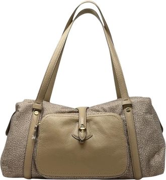 Borbonese Femme, Sacs, Brun, Taille: ONE Size Bauletto Shoulder Bag