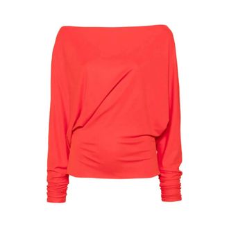 Khaite Dolman Sleeve Top - - Blouses & Shirts - Damen - Rot - S