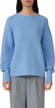 s.Oliver Strickpullover mit Strick-Muster und Rundhals