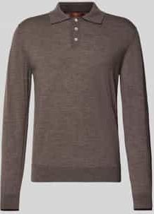 Cruna Strickpolo mit Kentkragen