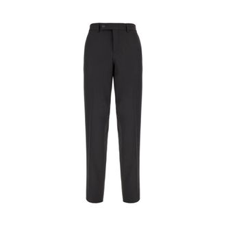Fendi Woll-Cr&ecirc;pe-Hose - - Trousers - Herren - Braun - L
