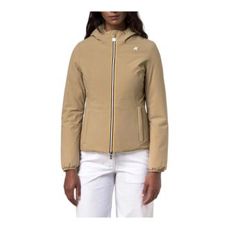 K-Way Veste Lily St Warm Double - Femme - Vestes - Beige - Taille: 40 FR