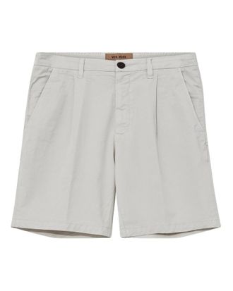 Mos Mosh Shorts aus einem soften Lyocell-Mix mit Bundfalte und Dehnbund in