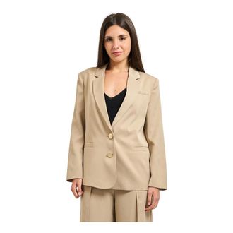 A|X Armani Exchange Femme, Vestes, Beige, Taille: 38 FR Veste en tissu mixte
