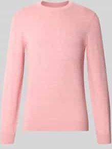 Mc Neal Strickpullover aus Baumwoll-Kaschmir-Mix mit Rundhalsausschnitt