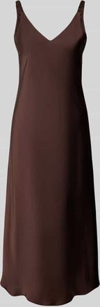 Vera Mont Regular Fit Midikleid mit V-Ausschnitt