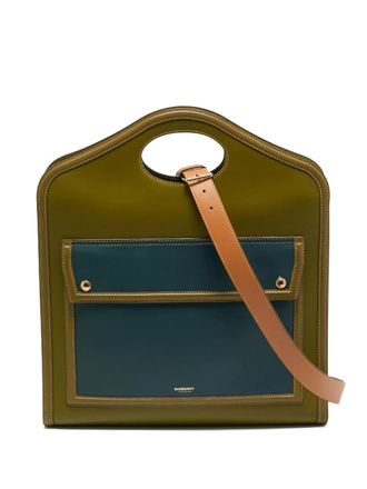Burberry sac port&eacute; &eacute;paule en cuir - Vert