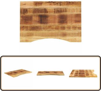 vidaXL Vidaxl - Schreibtischplatte mit Aussparung 80x60x2,5 cm Massivholz Mango