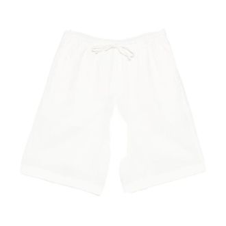 Dunst Leinenmischung Shorts mit entspanntem Schnitt und Kordelzugbund - - Shorts - Damen - Wei&szlig; - M