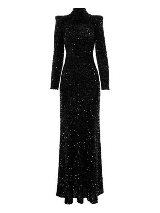 V:PM ATELIER robe longue Sabrina - Noir