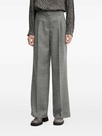 Marc O'Polo pantalon &agrave; coupe ample - Gris