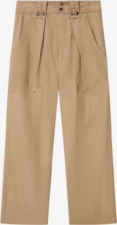 Isabel Marant Pantalon Amandine - Femme - Clair Kaki - Taille34 - Isabel Marant