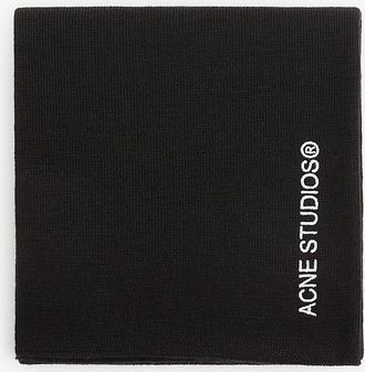 Acne Studios Echarpe logo
