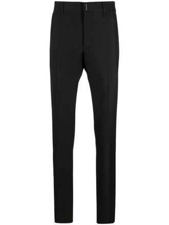 Givenchy pantalon de tailleur en mohair m&eacute;lang&eacute; - Noir