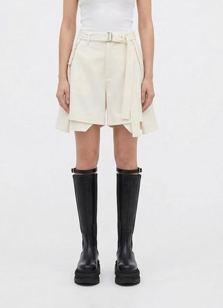 sacai Short SACAI Femme couleur Blanc