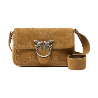 Pinko Pinko, Femme, Sacs, Brun, Taille: ONE Size Sac bandouli&egrave;re