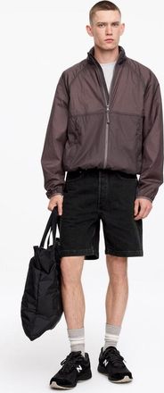 Arket Lockere Jeansshorts -Schwarz