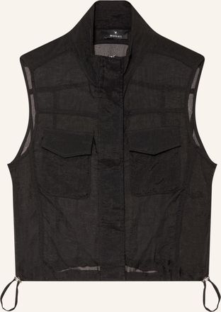 Monari Monari Mesh-Weste schwarz