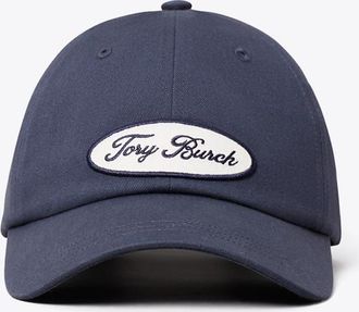 Tory Burch Damen Baseballkappe mit Logo-Patch