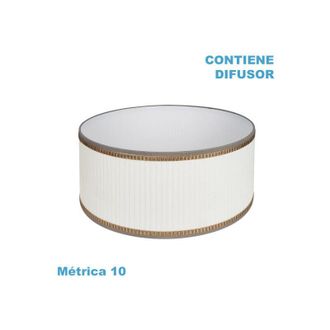 Fabrilamp M10 abat-jour soprano beige 50dx50dx22h diffuseur inclus