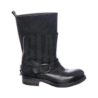 Moma Schwarzer Ravellone Stiefel - - Shoes - Damen - Schwarzk - 37 EU