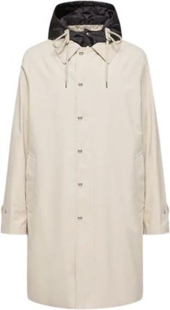 Moncler Homme, Manteaux, Beige, Taille: L Kervoyal Veste Parka Longue &agrave; Capuche Garnie de Duvet