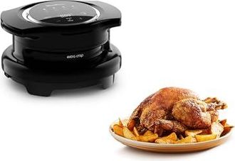Moulinex Extra Crisp Cookeo, Couvercle air fryer, Recettes croustillantes, Cuisson sans huile, 4 programmes, Temp&eacute;rature r&eacute;glable, Compatible avec les Cookeo 6
