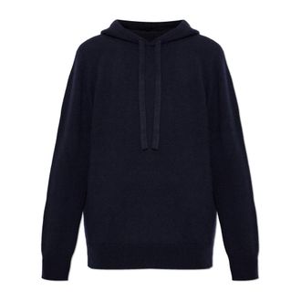 Laneus Woll-Kapuzenpullover - - Sweatshirts & Hoodies - Herren - Blau - M