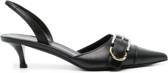 Givenchy Hohe Schuhe - Black Pointed Toe Slingback Pumps - Gr. 36 (EU) - in Schwarz - für Damen