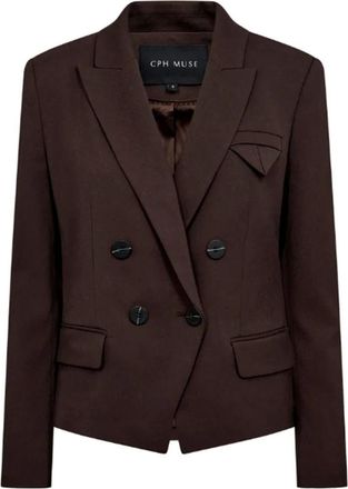 Copenhagen Muse Blazer - - Jackets - Damen - Braun - XS