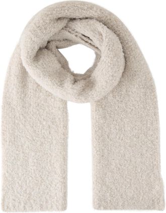 Tom Tailor Damen 1048653 Schal mit Bouclé Struktur, 36844-Sand Stone Beige Melange, OneSize